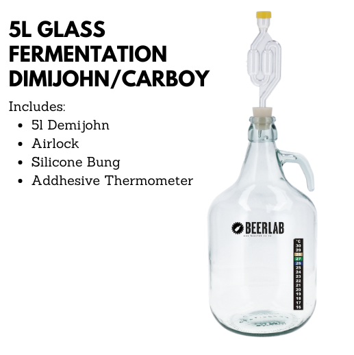 Fermentation Demijohn 5l – BeerLab Home Brew Supplies